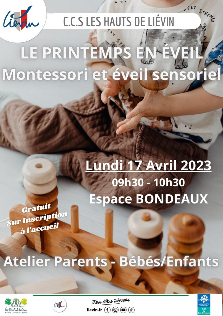 Le Printemps en éveil - Montsessori et éveil sensoriel | Ville de Liévin